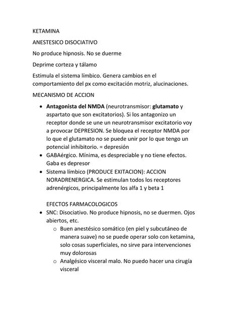 Ketamina | Juan Cg | uDocz