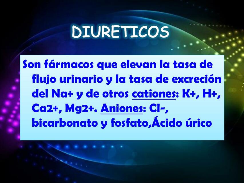 Diuréticos | Apuntes y Resúmenes médicos | uDocz