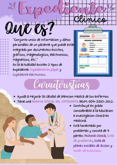 Ejemplo De Un Expediente Clinico De Un Paciente Expediente Clínico