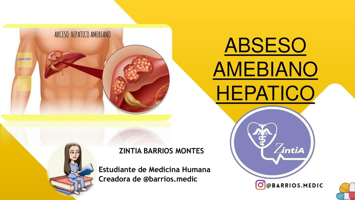 Abseso amebiano hepático | BARRIOS MEDIC 👩‍⚕️📚 | uDocz