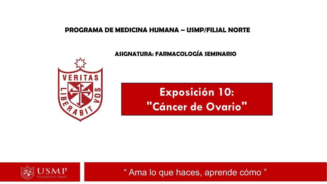 Cáncer de Ovario Exposición | Tiroxina Med | uDocz