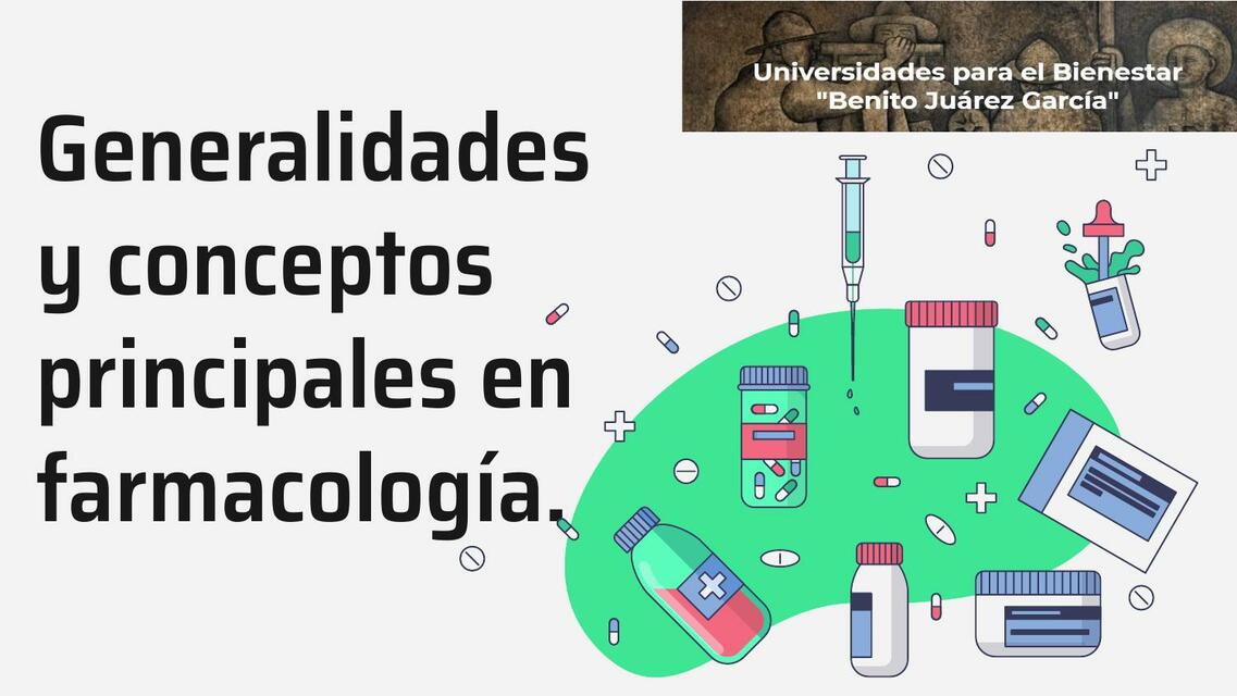 Generalidades y conceptos principales en farmaco | ESPM MEDICINA | uDocz