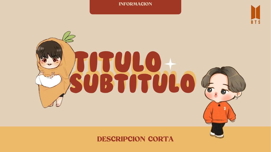 Plantilla PPT BTS | Carina López | uDocz