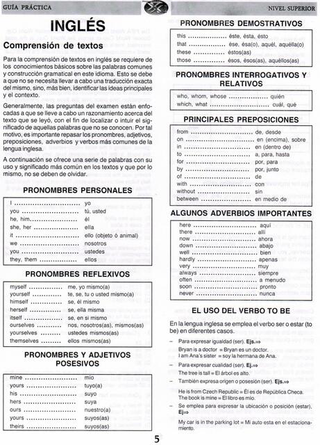 GUÍA INGLÉS COMPRENSIÓN LECTORA | Paolo Angels | uDocz