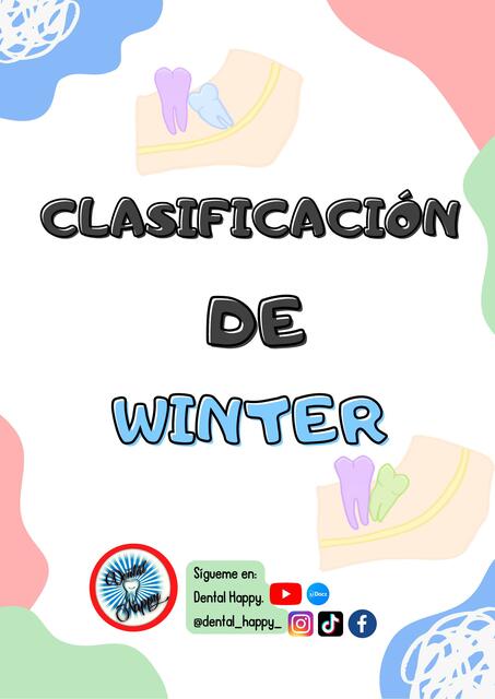 Clasificación de Winter | Alan Díaz | uDocz