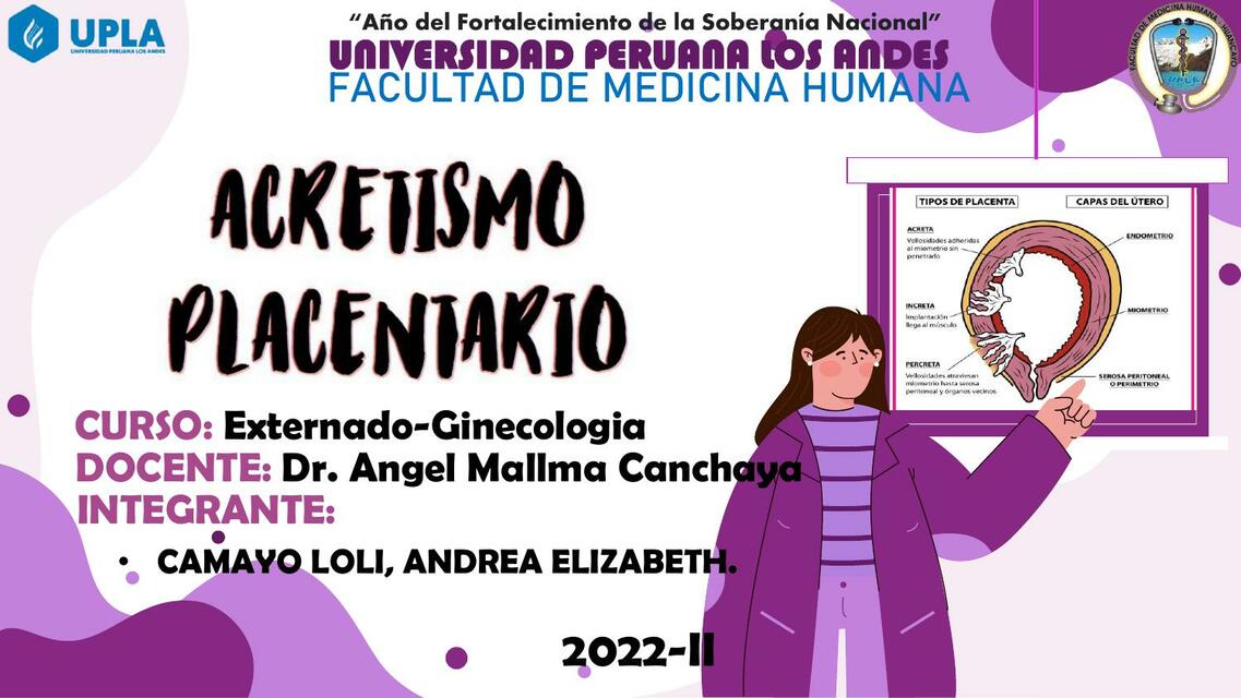 Acretismo placentario | 11-MH-HU-ANDREA ELIZABETH CAMAYO LOLI | uDocz