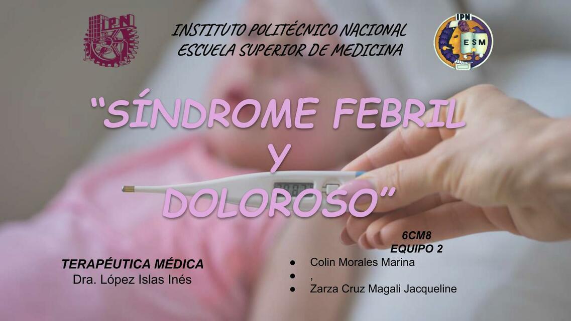 Síndrome Febril y Doloroso- Fármacos | Magali Zarza | uDocz