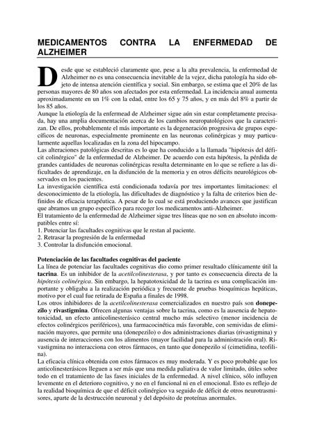 Antialzheimer | RoseMedScience ( Rose Mary Favier ) | uDocz