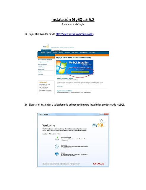 GUÍA DE INSTALACIÓN DE MySQL | sofitaisdev | uDocz