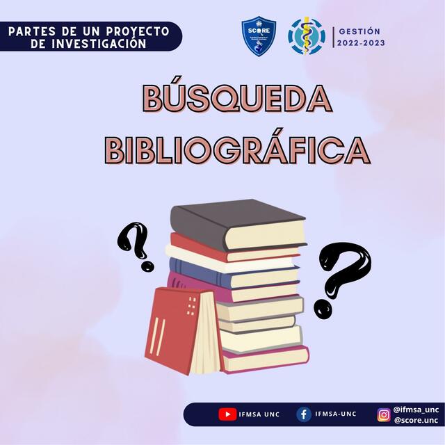 Búsqueda Bibliográfica | SCORE IFMSA-UNC | uDocz