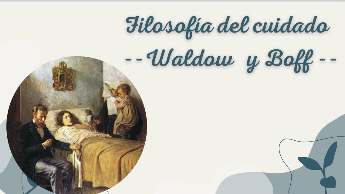 Filosofía del Cuidado. Waldow y Boff | beth 96 | uDocz