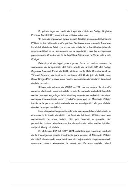 Acto de Imputación | Ana Gisela Mercado | uDocz