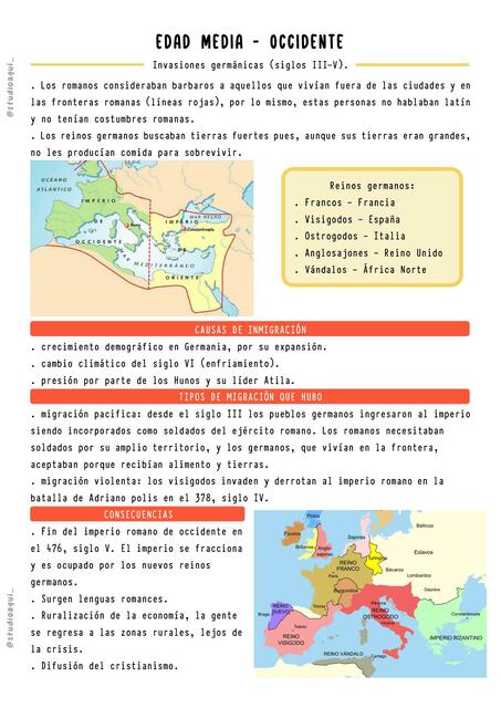 Edad Media Invasiones Germanas | studioaqui_ | uDocz