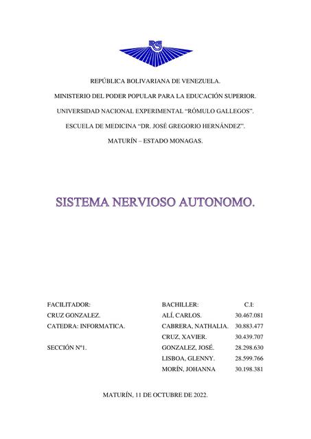 Flashcards de SNA | Por Joy Marsella | uDocz