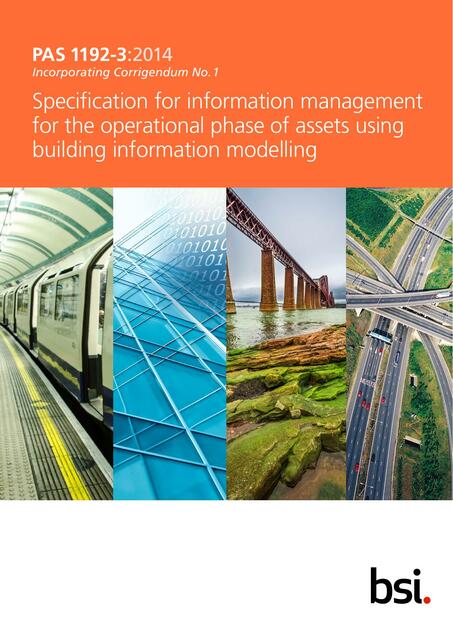 Speciﬁcation for information management for the operational phase of ...
