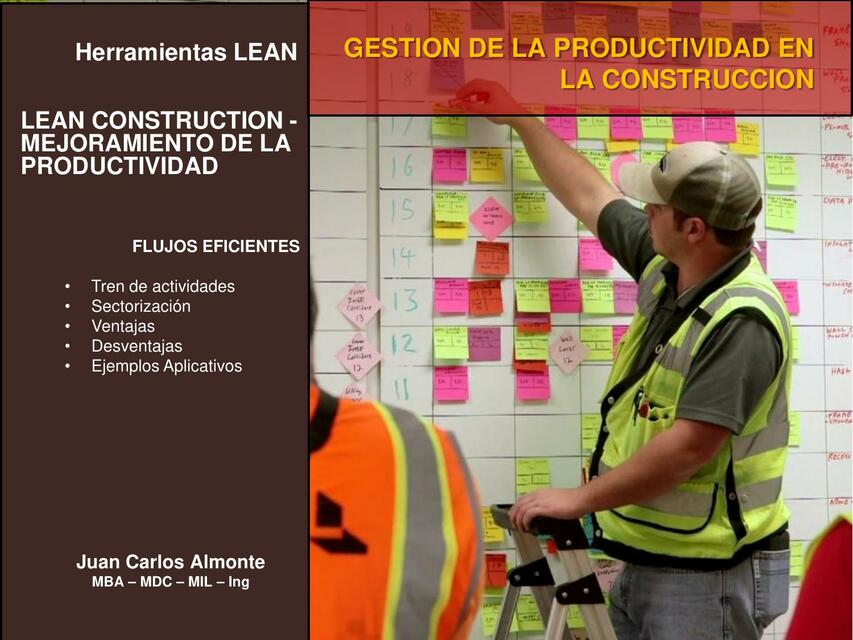 Lean construction -mejoramiento de la productividad | Israel Riegos | uDocz