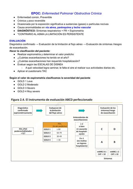 Manejo del EPOC | MEDilove | uDocz