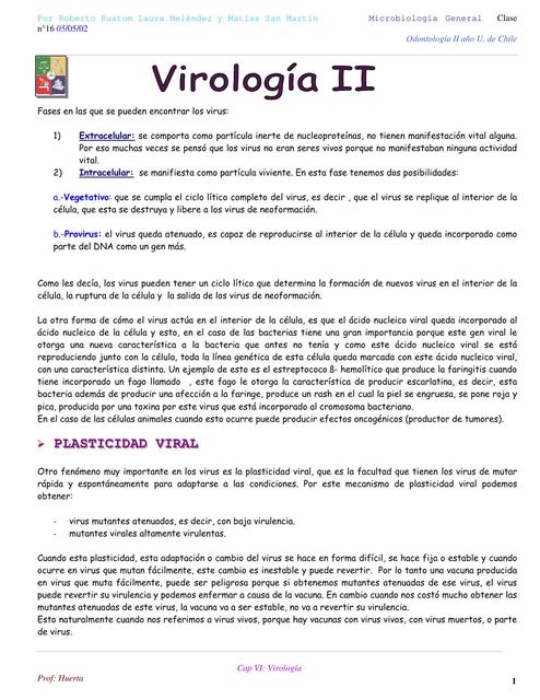 Virología II | YUDOC.ORG | uDocz