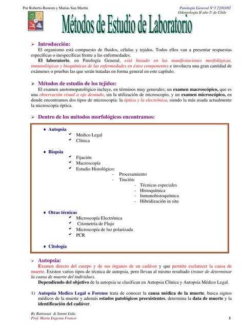 Métodos de Estudio de Laboratorio | YUDOC.ORG | uDocz