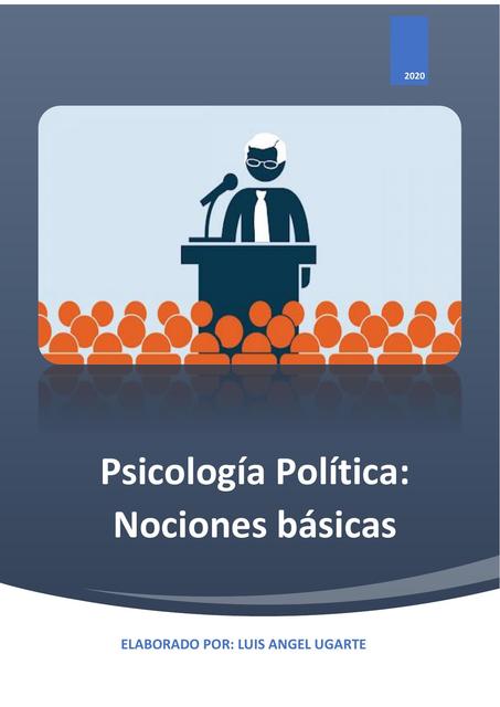 Psicología Política Nociones Básicas | Luis Angel Ugarte | uDocz