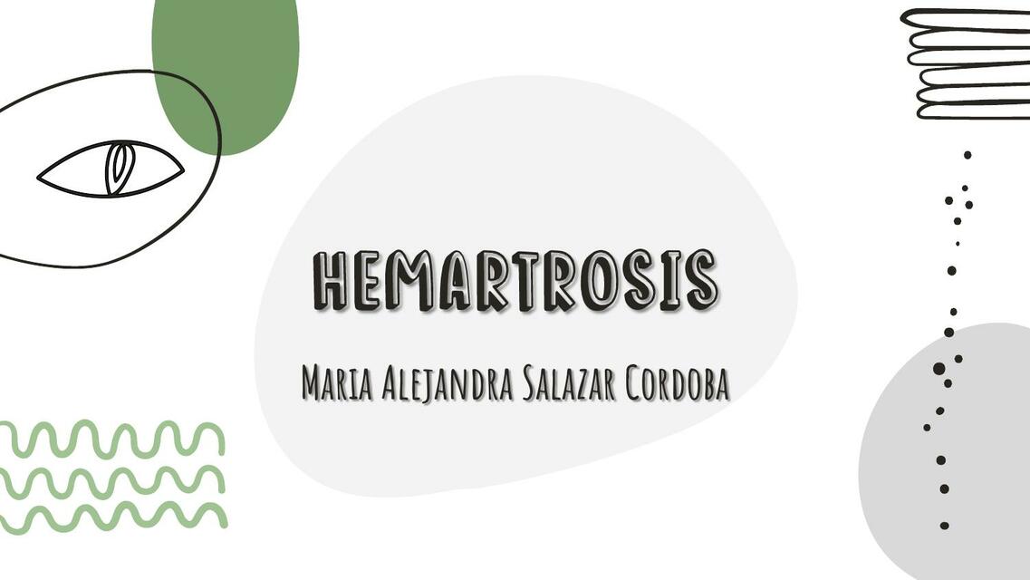 Flashcards de Hemartrosis | Por Alejandra Salazar | uDocz