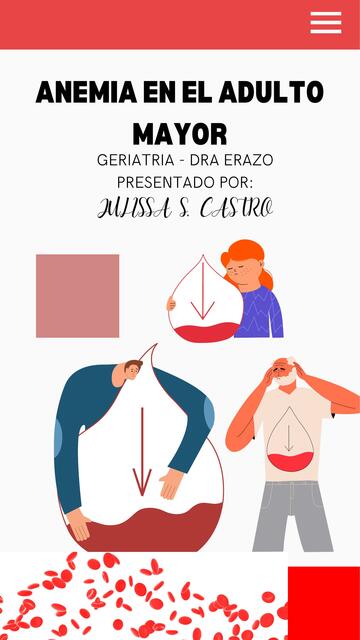 Anemia en el Adulto Mayor | julissa castro | uDocz