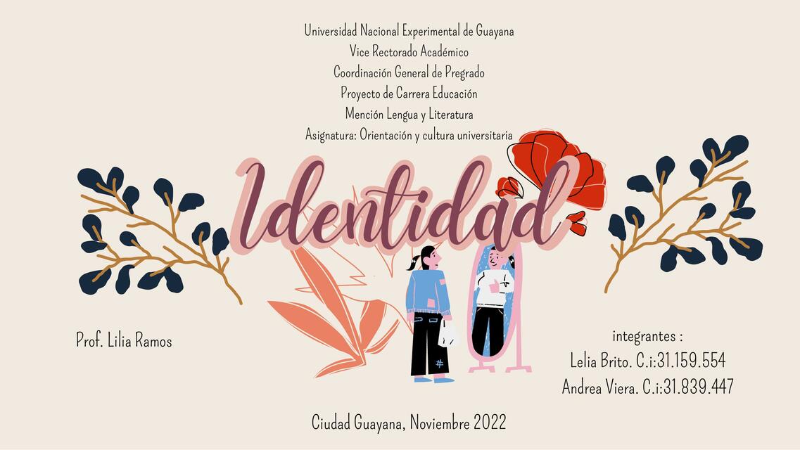 Identidad | Lelia Brito | uDocz