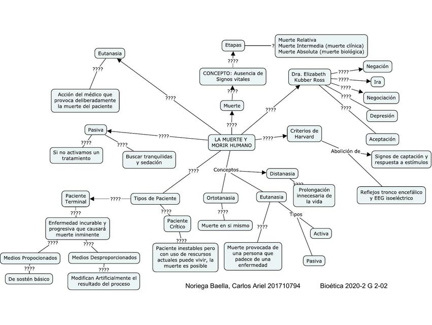 La Muerte y Morir Humano Mapa Bioética URP | Carlos Ariel Noriega ...