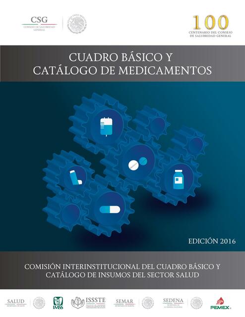 Cuadro básico y catálogo de medicamentos | ESPM MEDICINA | uDocz