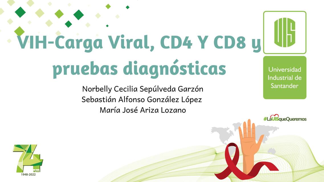 VIH-Carga Viral, CD4 Y CD8 y pruebas diagnósticas | sebastian gonzalez ...