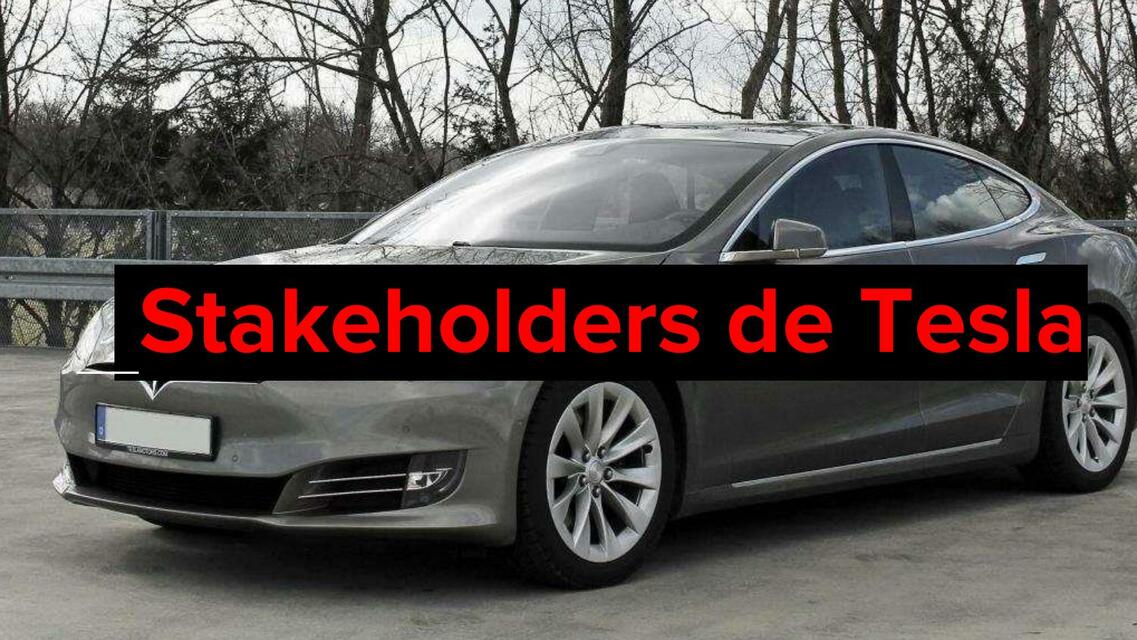 Ejemplo Stakeholders de Tesla Comunicación Institucional | Cinthya's ...