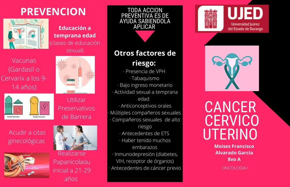 Prevención Cáncer cervicouterino | Moisés Francisco Alvarado García | uDocz