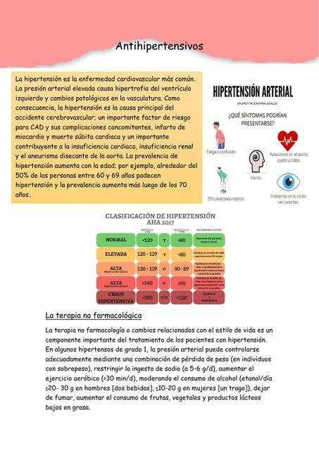 Diuréticos- Antihipertensivos | Andrea Amari | uDocz
