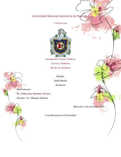 Tratamiento En Psicoterapia Celina Martinez Udocz 