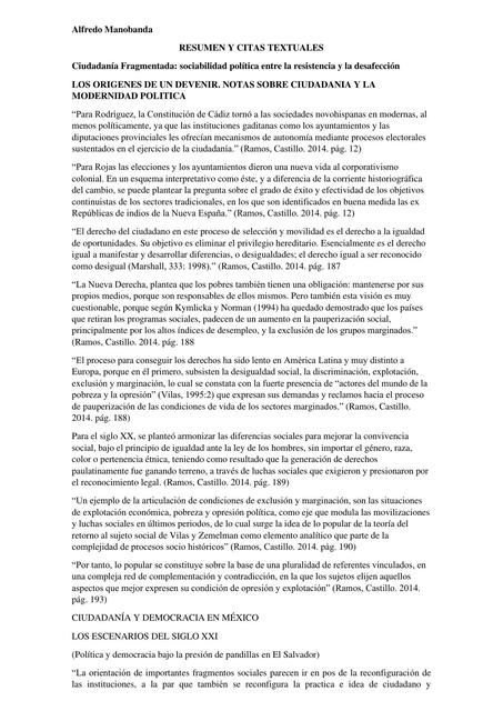 Comunicacion y Modernidad | alfredo manobanda | uDocz