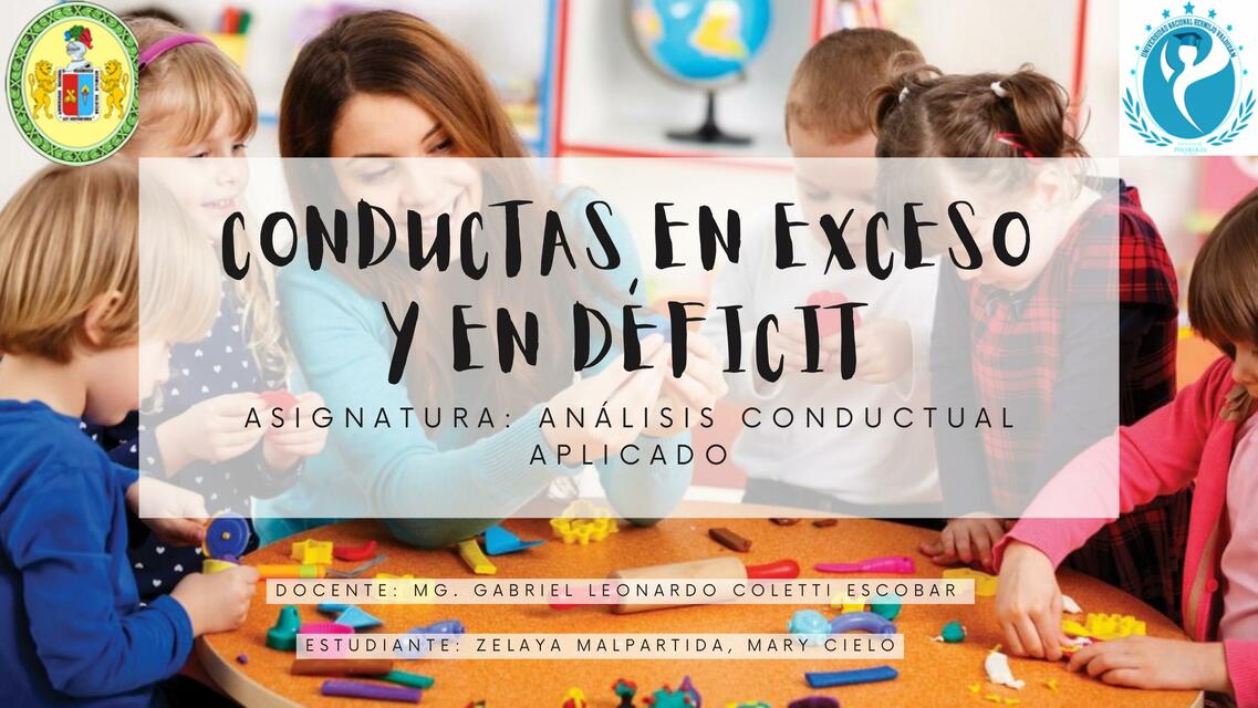 Ejemplos de Conducta en Exceso y en Déficit | Tubibliopsique | uDocz