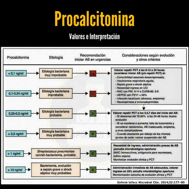 Resúmenes de Procalcitonina | Descarga apuntes de Procalcitonina