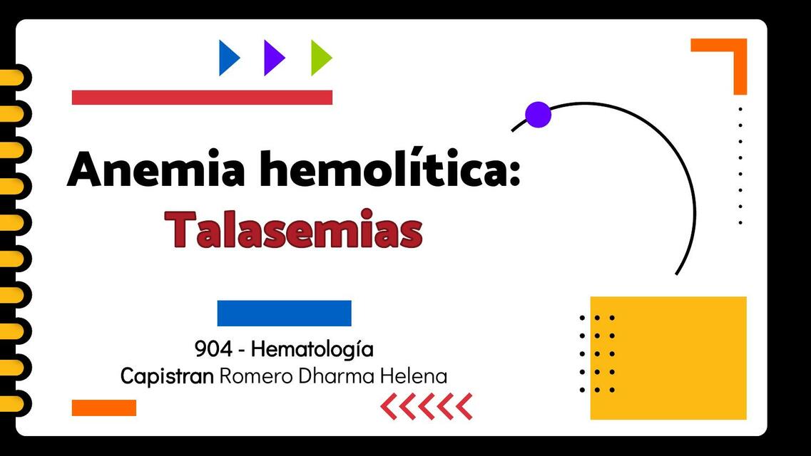 Talasemias | Helen C. Romero | uDocz