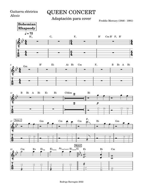 Queen Concert Guitarra eléctrica 2 | uDocz
