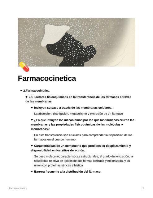 Farmacocinética | ESPM MEDICINA | uDocz
