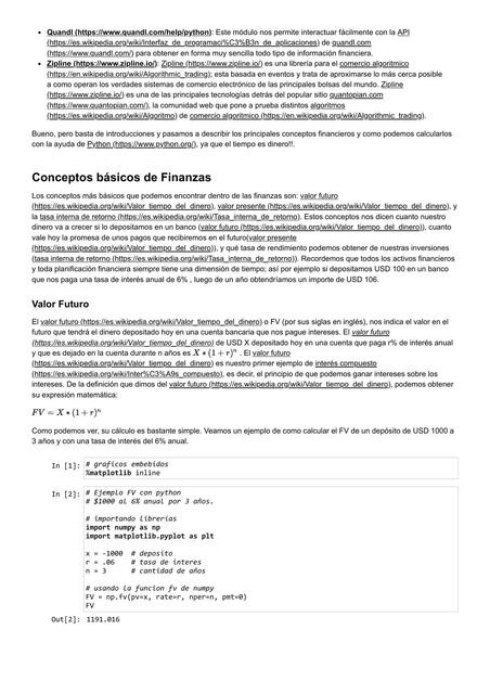 Introducción a Finanzas con Python | Giussepe Mori Fernández | uDocz