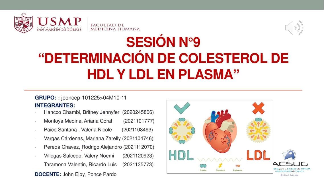 Determinación de colesterol de HDL y LDL en plasma | Mariana Zarelly ...