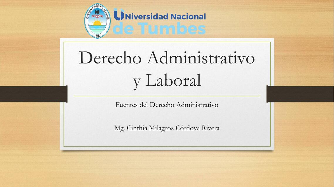 Fuentes del Derecho Administrativo y laboral | Giussepe Mori Fernández ... Fuentes del Derecho Administrativo y laboral | Giussepe Mori Fernández ...
