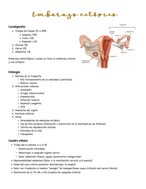 Embarazo Ectópico | Yildiz Yhozelly Mazon Peralta | uDocz