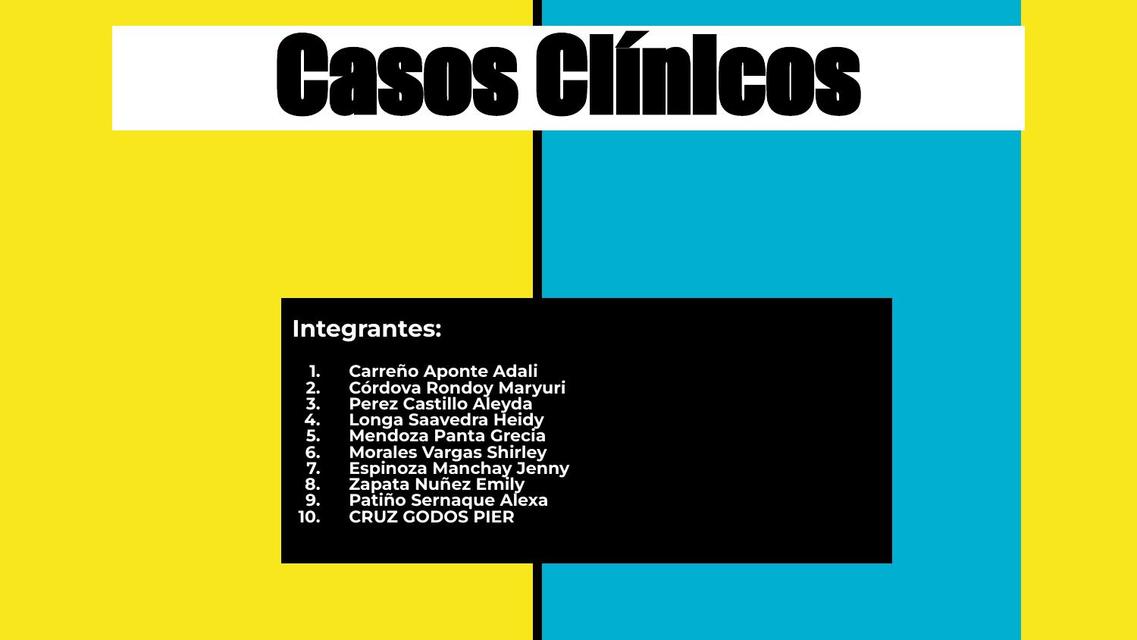 Caso Clínico Farmacología | MARYURI LISBETH | uDocz