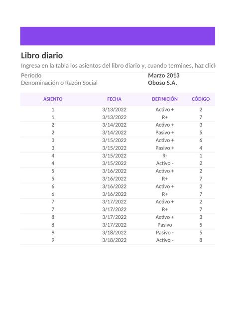 Libro Diario y Libro Mayor - Plantilla Exel | YUDOC.ORG | uDocz