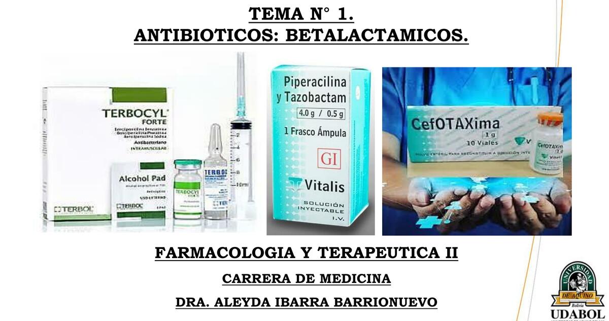 Antibióticos Betalactámicos | JPaul HAsto | uDocz