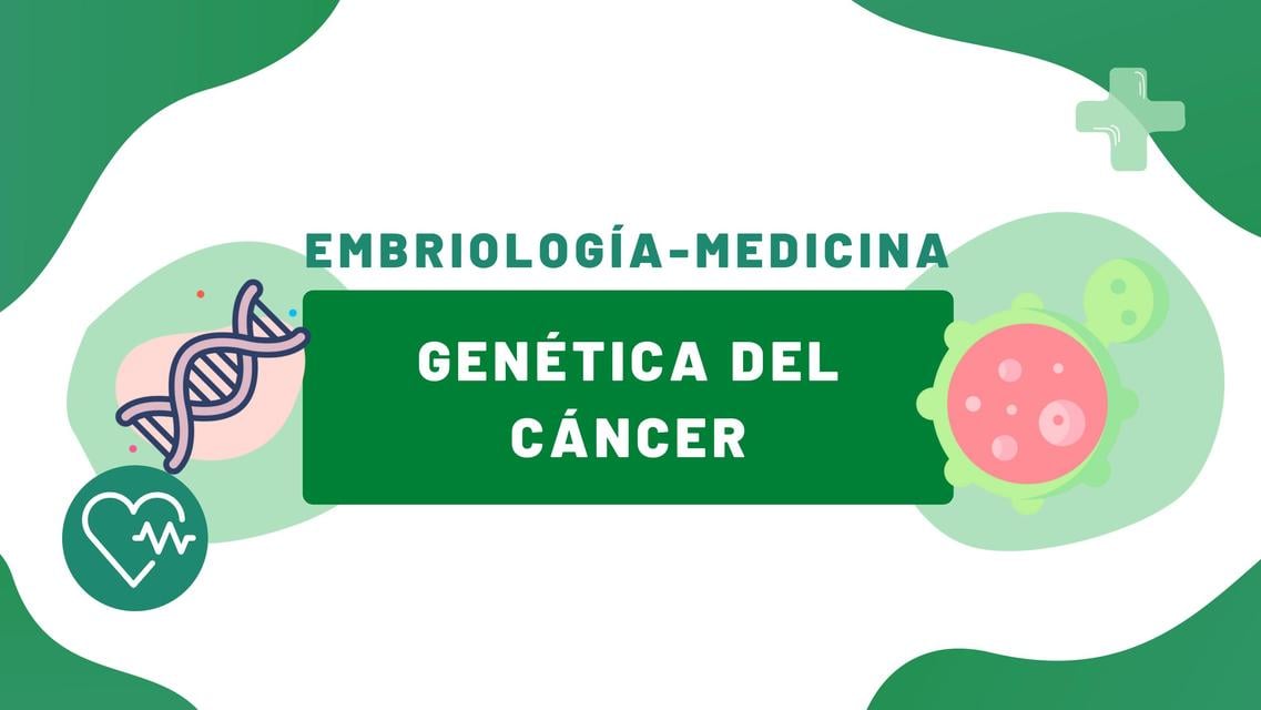 Genética del cáncer | Bosque | uDocz