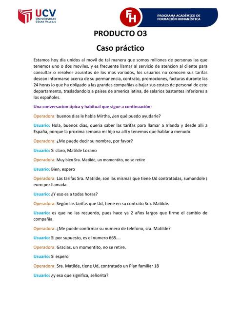 Producto 03 - Caso práctico | MARYURI LISBETH | uDocz