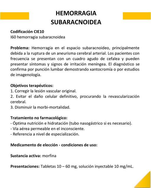 Hemorragia subaracnoidea | Apuntes Médicos - Diego Israel Tipan, MD ...